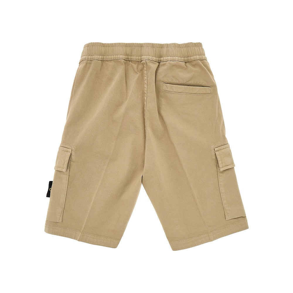 Stretch cotton cargo shorts STONE ISLAND – RBoutique