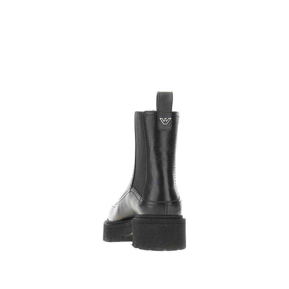 Leather beatles boots EMPORIO ARMANI – RBoutique